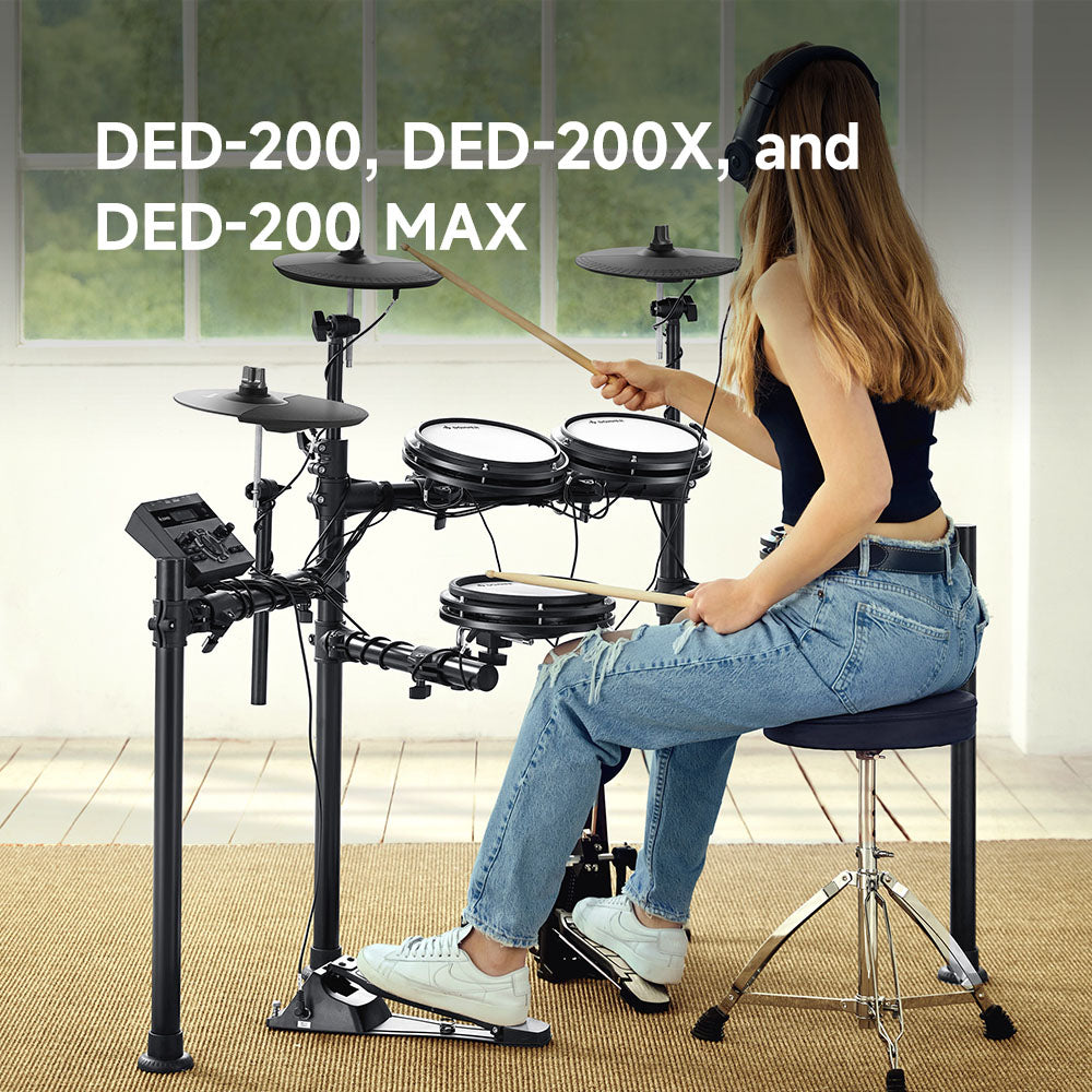 Choose the Best Fit from the DED-200 Series Electronic Drum Set
