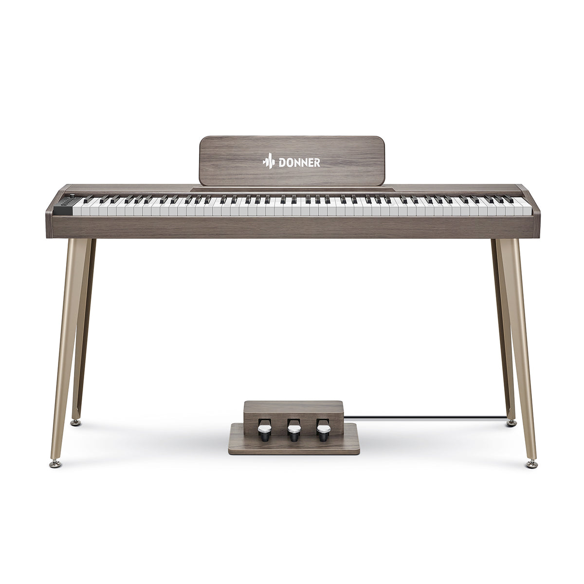 DDP-60 Wooden 88-Key Semi-Weighted Upright Digital Piano Donner