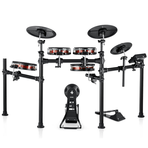 DED-200 MAX Electronic Drum Set 5-Drum 3-Cymbal with Throne/Headphone ...