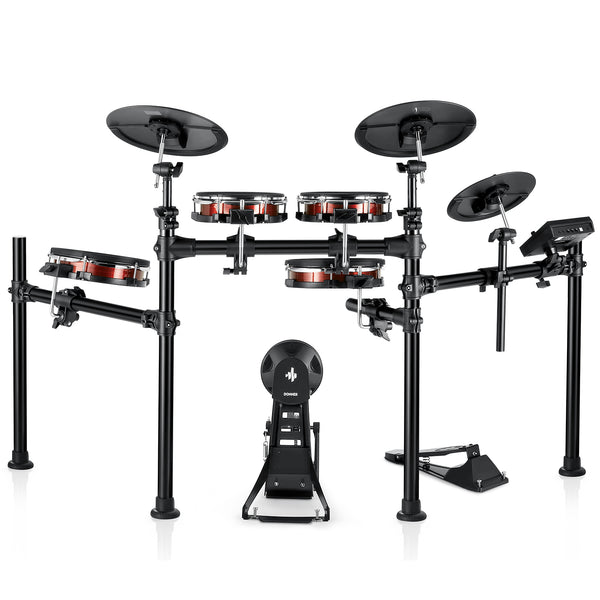 DED-200 MAX Electronic Drum Set 5-Drum 3-Cymbal with Throne/Headphone ...