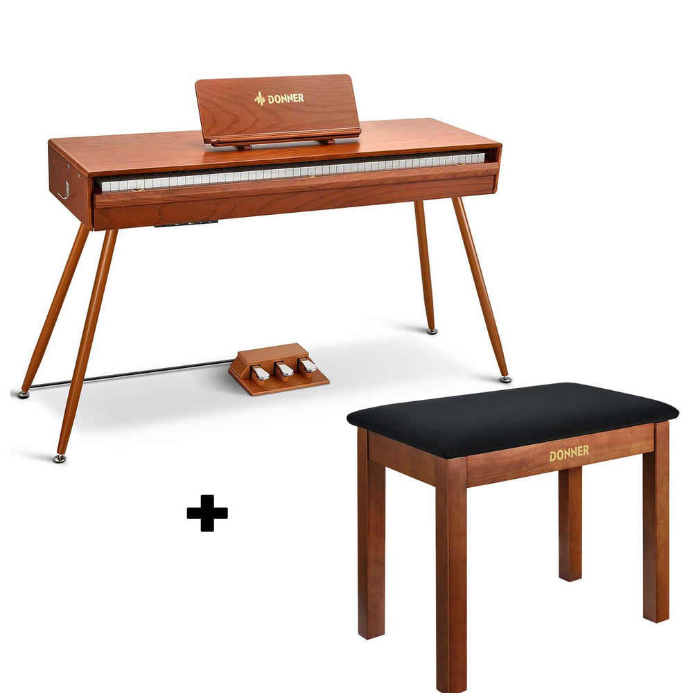 DDP-80 PRO Solid Wood Weighted Digital Piano Desk Drawer Design Donner