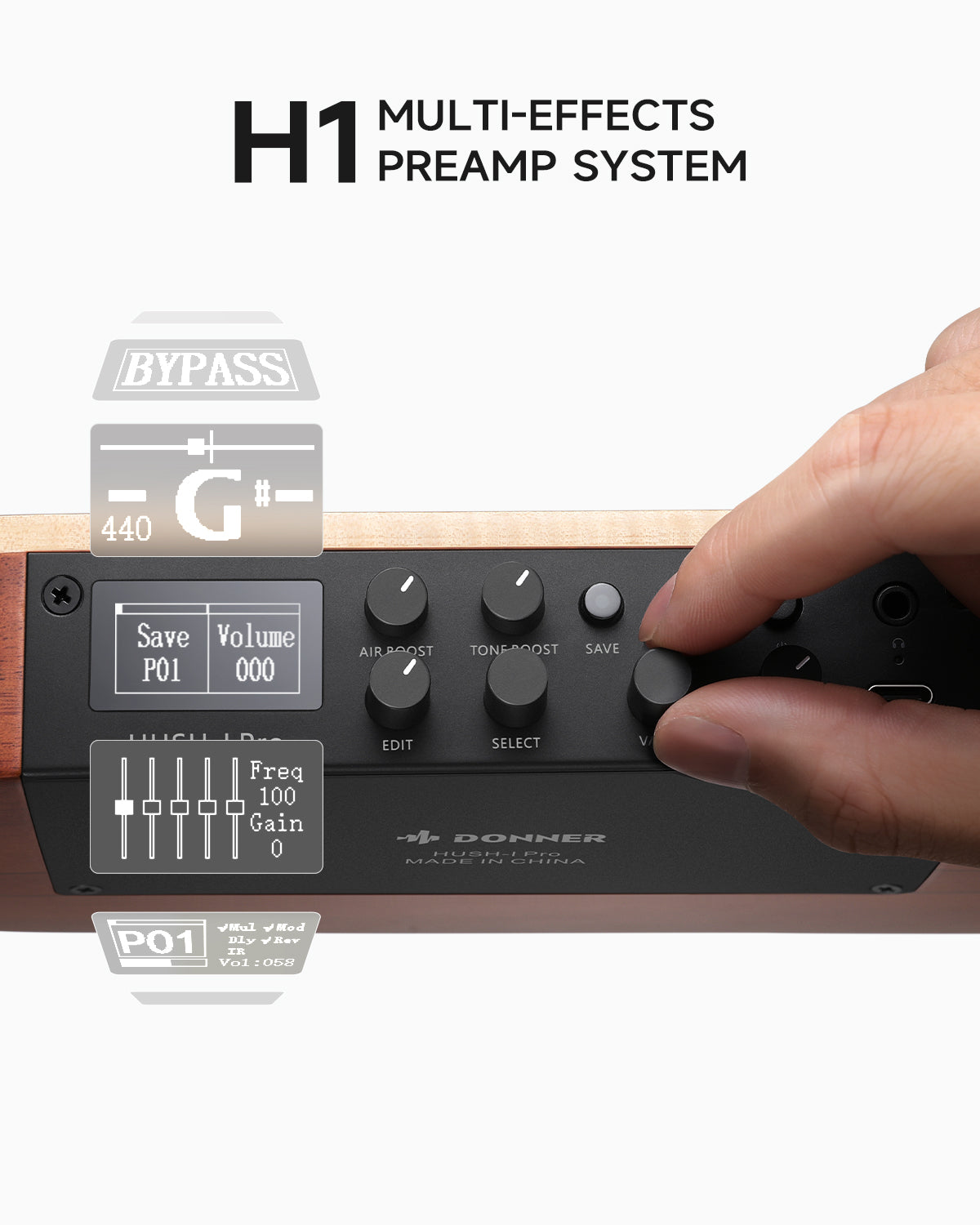 Home All products Donner HUSH™ I PRO Acoustic-Electric ...