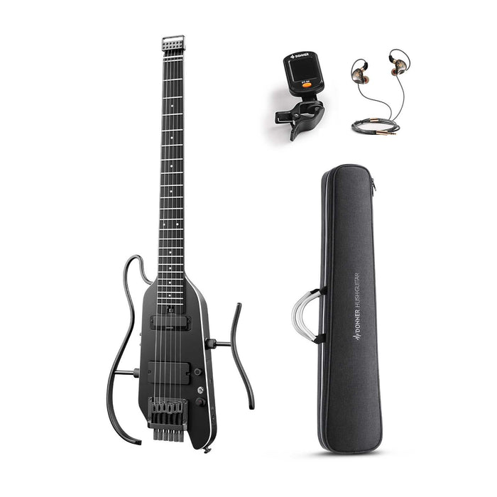 HUSH-X PRO Multi-Effects Electric Guitar for Travel Donner