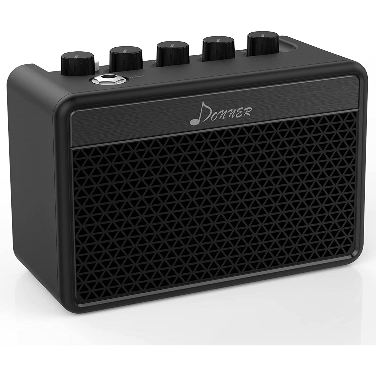 DA-10 Mini Guitar Amp Portable 5W Amplifier for Desktop Practice Donner